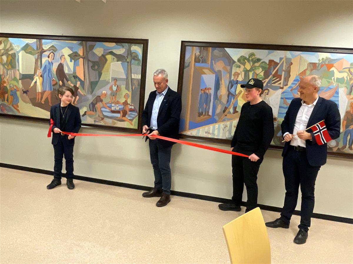 Åpning av galleri Widegren i Malm - Steinkjer kommune